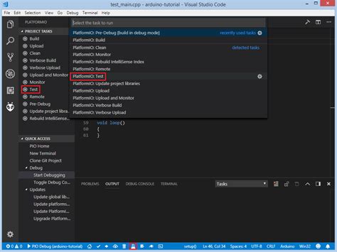 platformio debug arduino
