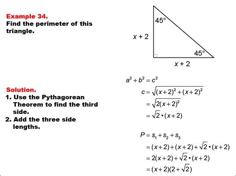 math example area and perimeter triangles example 34 media4math