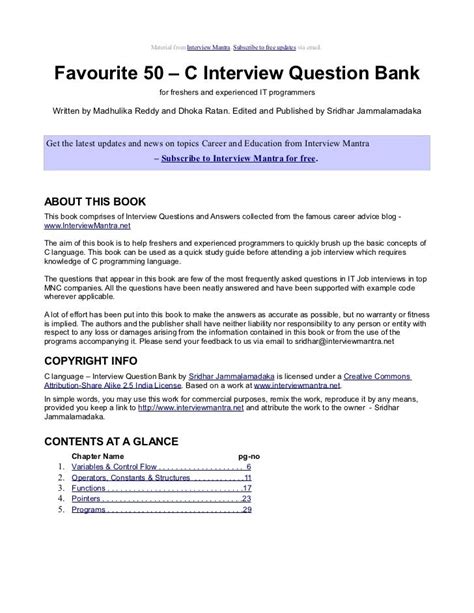 50 interview questions and answers pdf for freshers