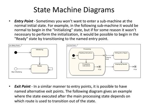 PPT UML 2 State Machine Diagrams PowerPoint Presentation Free