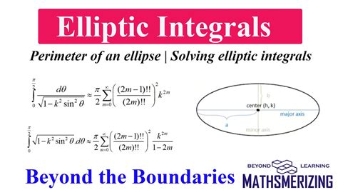 elliptic integrals beyond the boundaries perimeter of an ellipse solving elliptic