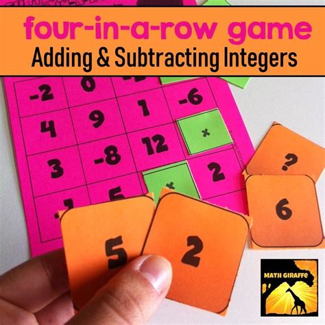 adding and subtracting integer games