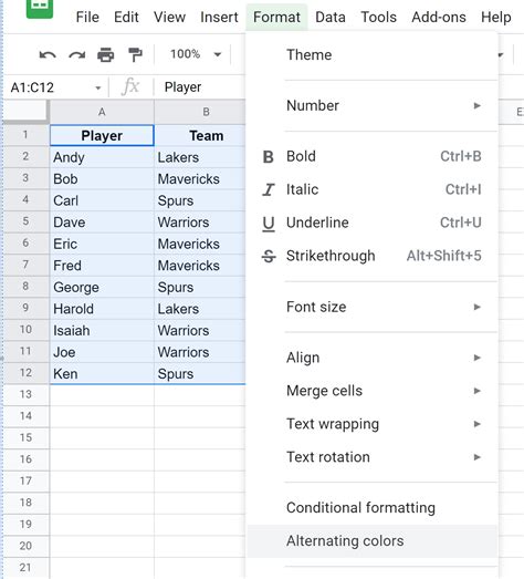 How To Create A Table In Google Sheets Step By Step