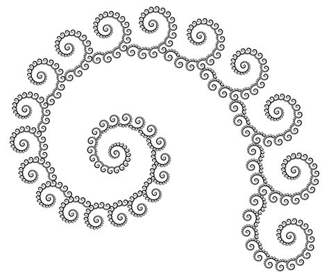 spiral of spirals fractals 2 with python turtle source code python and turtle