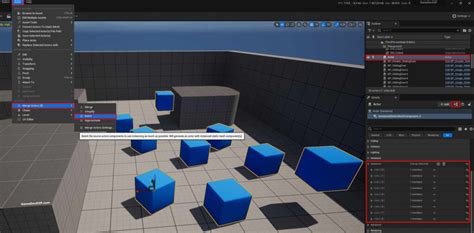 boost performance with instanced static meshes in unreal engine