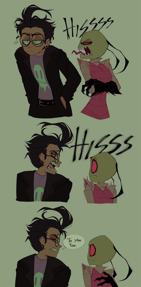 Pretty Art Cute Art Ideas Para Sketch Invader Zim Dib Gir From