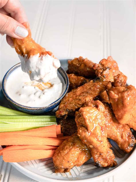 Crispy Baked Buffalo Wings • My Pocket Kitchen
