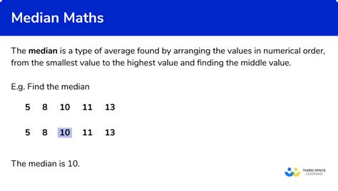 median gcse maths steps examples and worksheet
