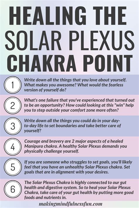 12 Ways To Practice Solar Plexus Chakra Healing Making Mindfulness