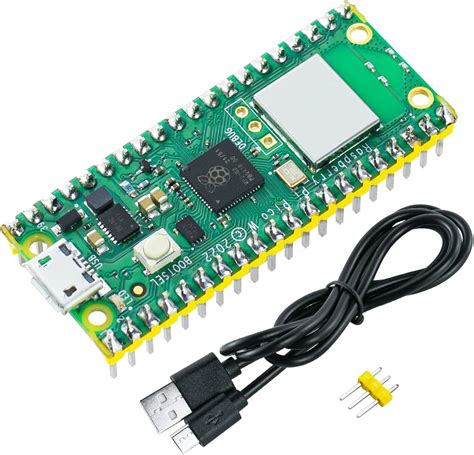 hosyond 1pack raspberry pi pico w pre soldered based on rp2040 dual core processor
