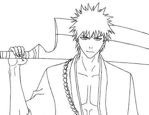 Ichigo Kurosaki Coloring Pages