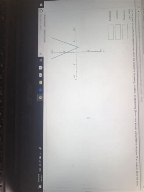 oneclass use the graph to identify the intervals over which the function is increasing