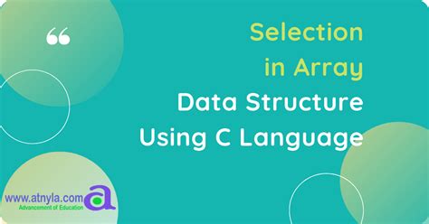 Selection In Array Atnyla