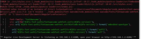 Angular Module Error From Node Modules Postcss Loader Src Index Js