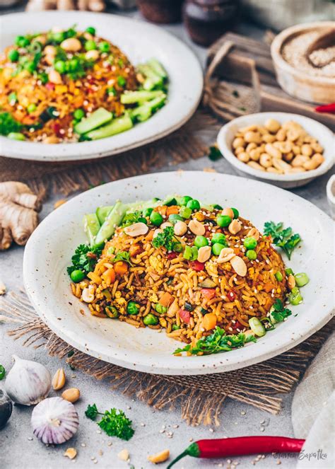 Vegan Nasi Goreng With Tofu Indonesian Fried Rice Bianca Zapatka