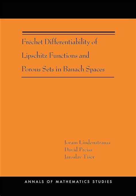 fréchet differentiability of lipschitz functions and porous sets in banach spaces am 179