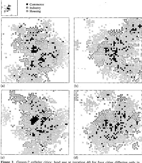 figure 2 from cellular automata and fractal urban form a cellular modelling approach to the