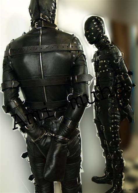 Ami Muha Full Body 100 Cowhide Leather Strait Suit
