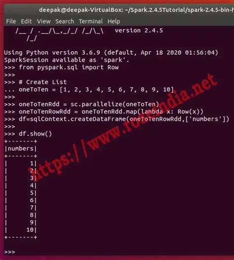 with pyspark read list into data frame