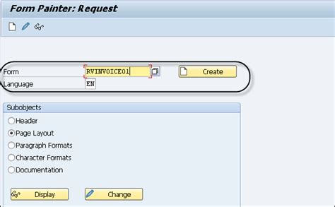 SAP Scripts Form Painter