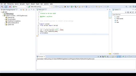 Using Pyserial Module Reading Data From Serial Port Using Python