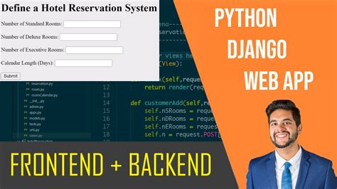 my first web application python django html with backend easy youtube