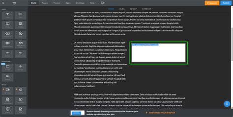 how to create partials in weebly editor tricks