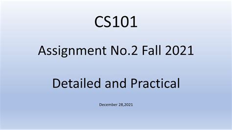cs101 assignment 2 solution fall 2021 doc virtual university of pakistan 100 by soft skills