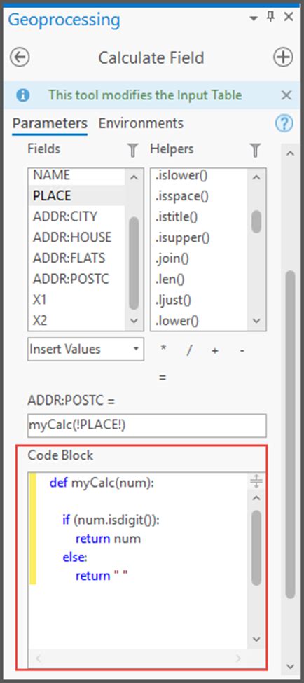 How To Use If Statements In Calculator Field In ArcGIS Pro