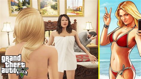 What Happens If Amanda Meets The Loading Screen Girl In Gta 5 Funny Youtube