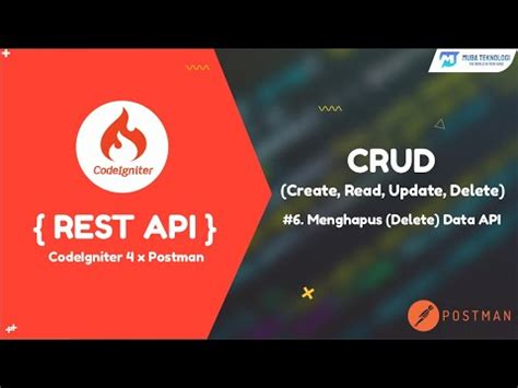 Tutorial REST API CodeIgniter 4 Postman 6 Menghapus Delete Data API