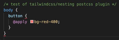 Nested Syntax Fails Linting With Tailwindcss Nesting Issue 539