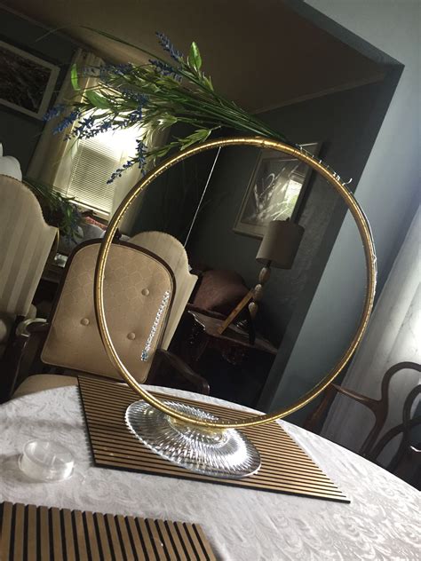 Pin By Joyce Whitehurst On Whula Woop Ideas Wedding Hoop Wedding Table Centerpieces Hula Hoop