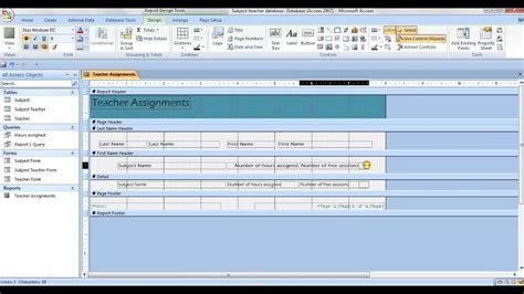 creating reports using microsoft access youtube