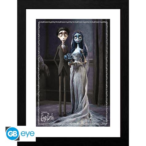 Corpse Bride Framed Print Emily And Victor 30x40 X2 Abysse Corp