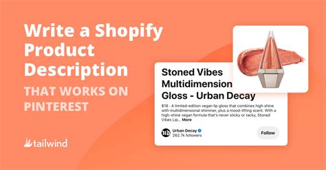 Write A Shopify Product Description That Works On Pinterest Tailwind Blog