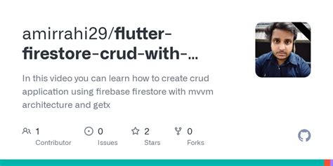 GitHub Amirrahi29 Flutter Firestore Crud With Mvvm In This Video You