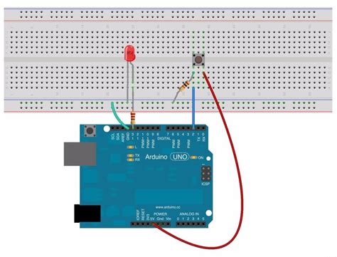 Connecting A Push Button To An Arduino Uno With Two Wires 44 OFF