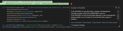 [question] java lang illegalargumentexception panyname pushnotificationdemomaui