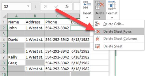 How To Delete Blank Lines In Excel