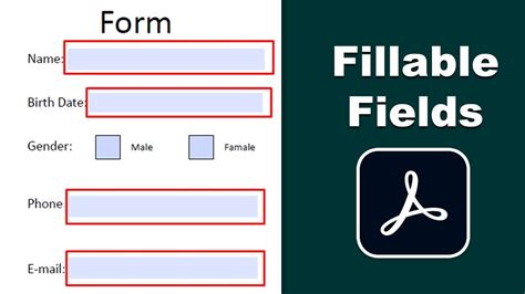 How To Add Fillable Fields In PDF Using Adobe Acrobat Pro 2020 YouTube