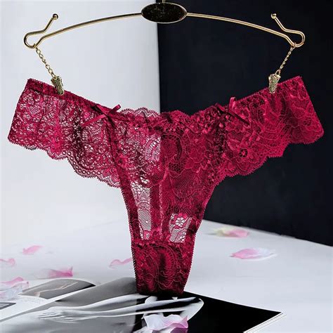 High Quality Ice Silk Seamless Panties Women Breathable Lace Underwear Ladies See Through