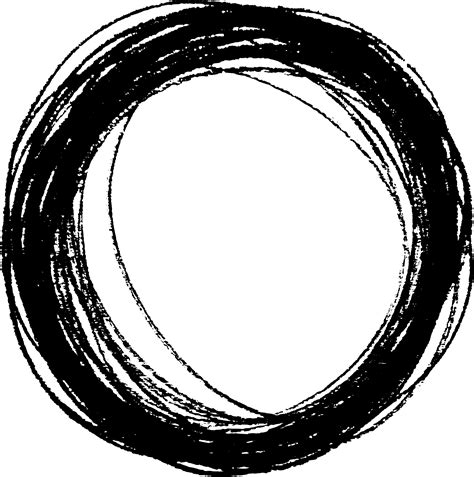 10 Scribble Circle PNG Transparent OnlyGFX