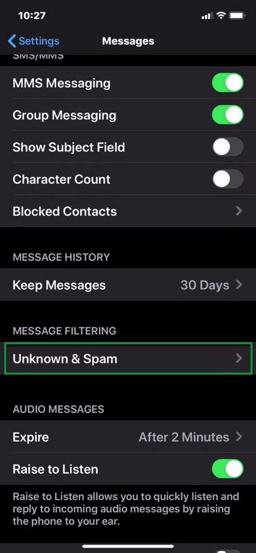 Reduce Text Message SPAM Macessence