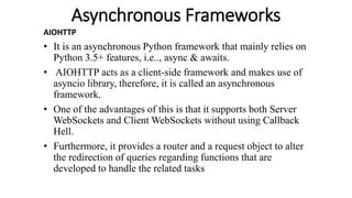 Asynchronous Frameworks Pptx