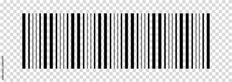Realistic Barcode Barcode Icon Vector Illustration Isolated On