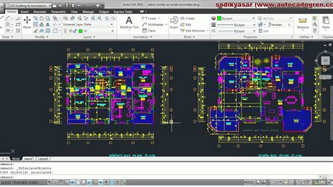 AutoCAD select similar ve isolate komutları YouTube