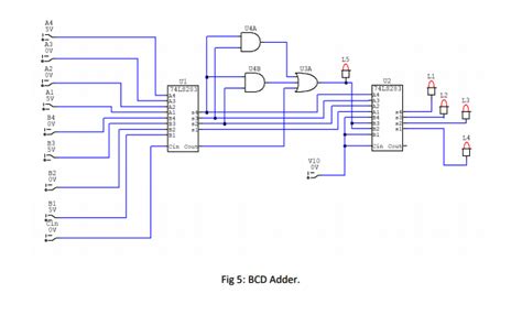 bcd adder circuit diagram