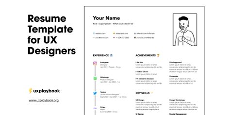 Ux Designer Resume Template Figma