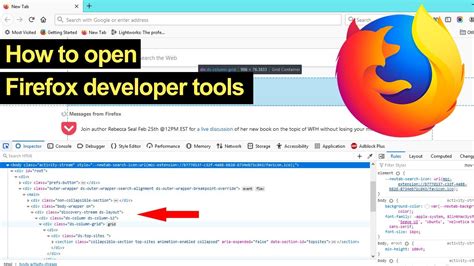 How To Open Mozilla Firefox Developer Tools For Website Development And Design Smart Enough